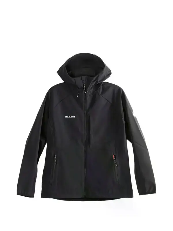 MAMMUT Zip-up Hooded Jacket - Black