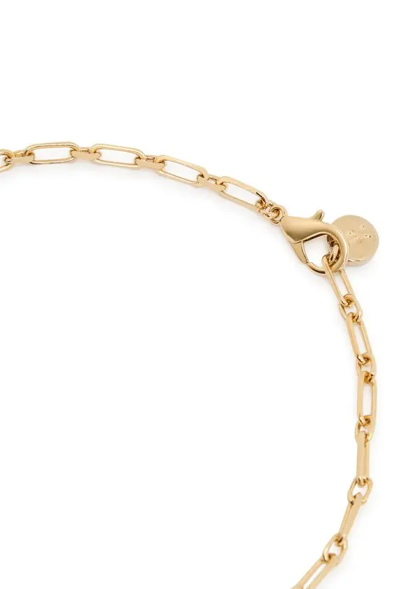 La DoubleJ 24kt-plated Necklace