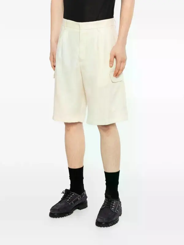 Tagliatore Pleated Cargo Trousers - Neutrals