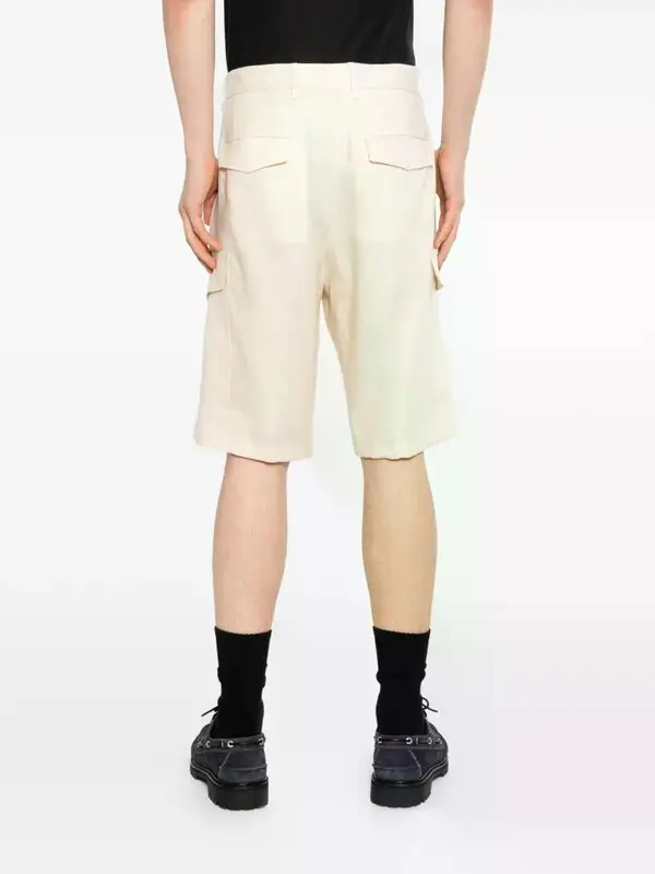 Tagliatore Pleated Cargo Trousers - Neutrals