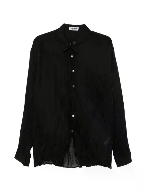 LA PISCINE Buttoned Long-sleeve Shirt