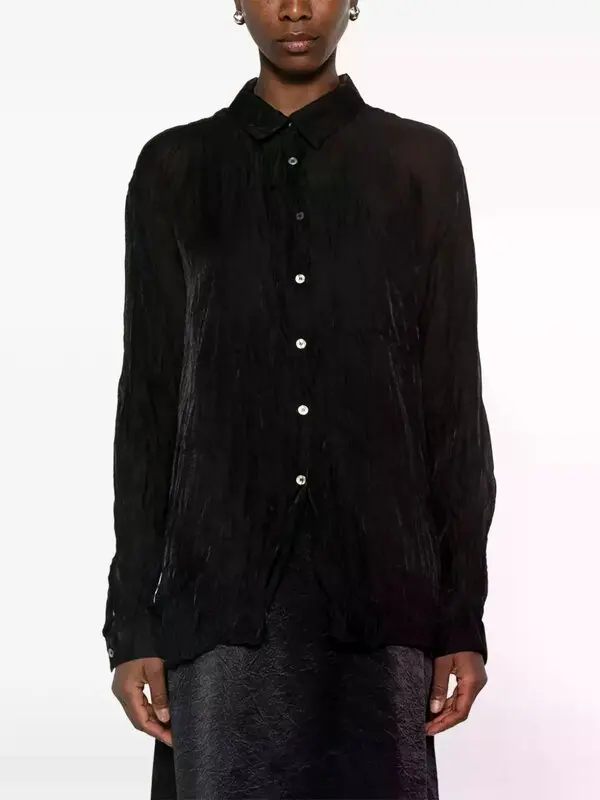 LA PISCINE Buttoned Long-sleeve Shirt