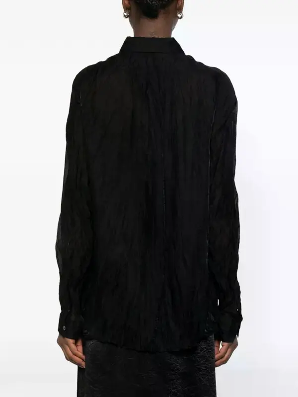 LA PISCINE Buttoned Long-sleeve Shirt