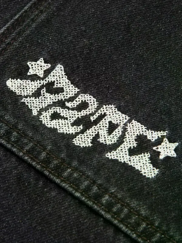 AAPE BY *A BATHING APE Moonface-appliqué Jeans