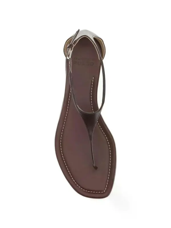 FRANCESCO RUSSO T-strap Square-toe Sandals