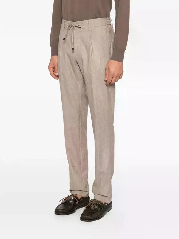 BERWICH Spiaggia Drawstring Trousers - Neutrals