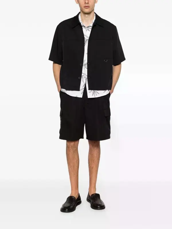 Imperial Cargo Drawstring Shorts - Black