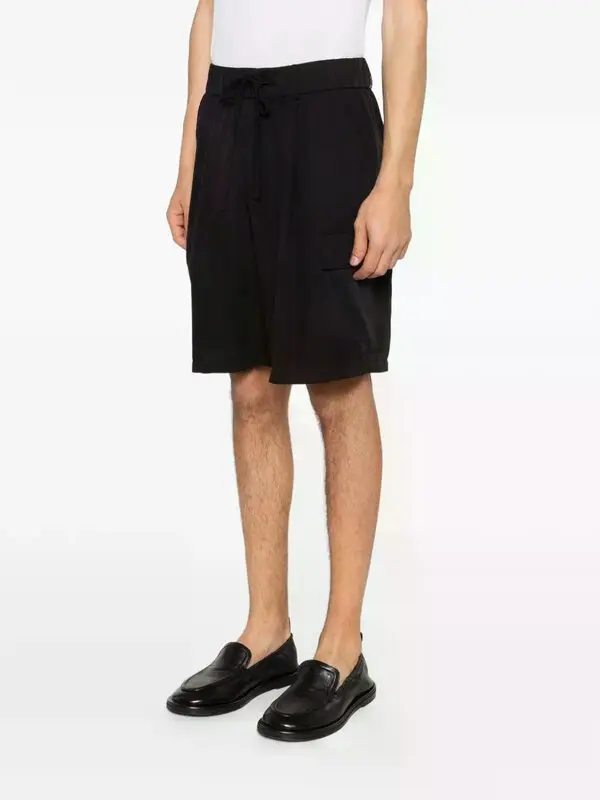 Imperial Cargo Drawstring Shorts - Black