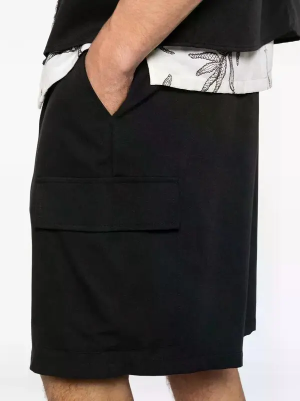 Imperial Cargo Drawstring Shorts - Black