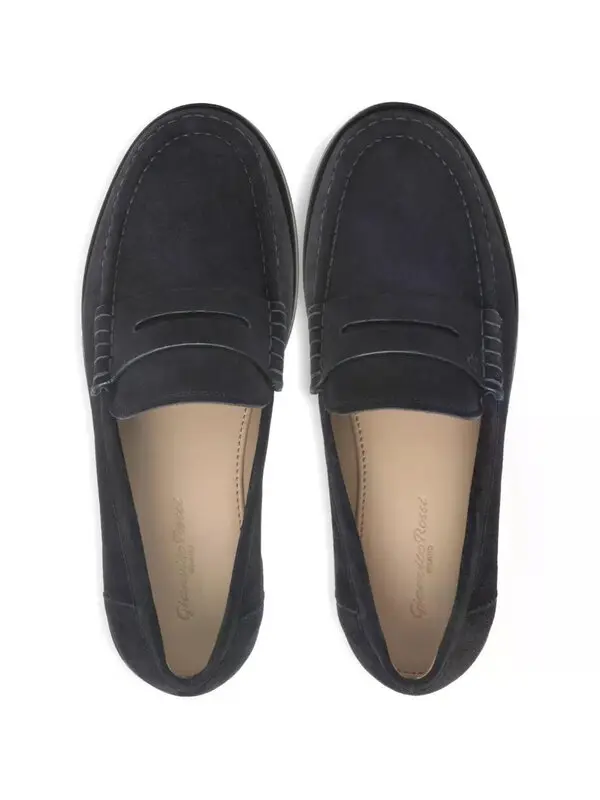 GIANVITO ROSSI Vernon Loafers - Blue