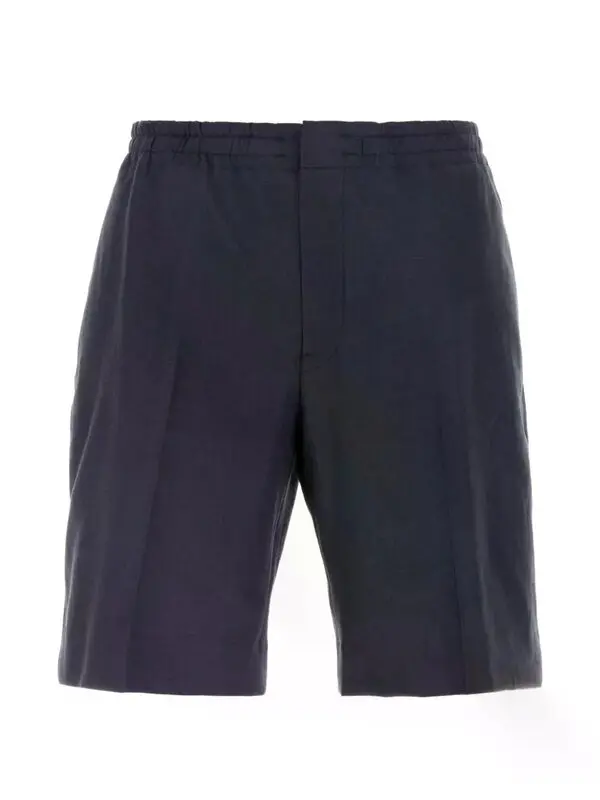 Zegna Elasticated Waist Shorts - Blue