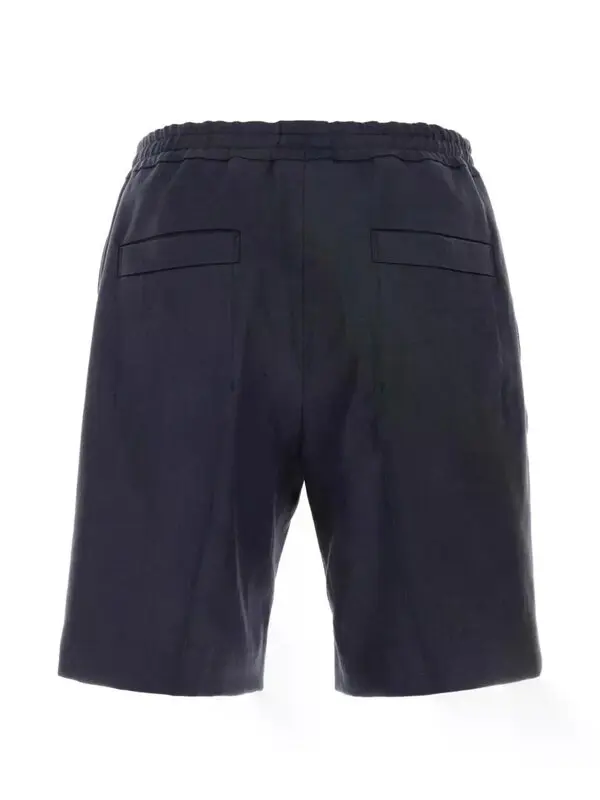 Zegna Elasticated Waist Shorts - Blue