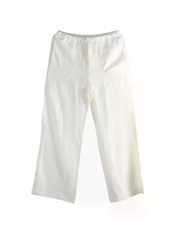 TOTEME Drawstring Trousers - White
