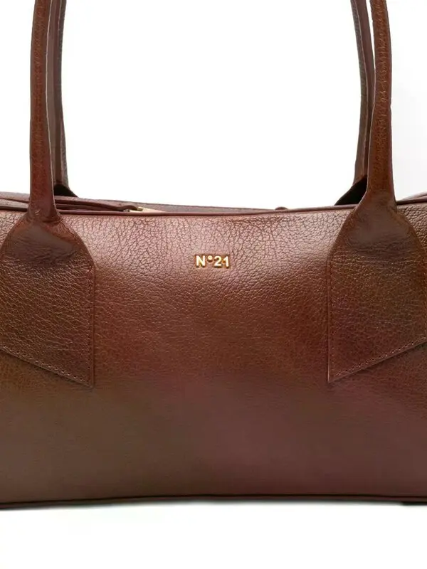N°21 Malibu Grained Shoulder Bag - Brown