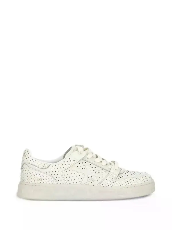 Premiata Quinnd 8251 Perforated Sneakers - Neutrals
