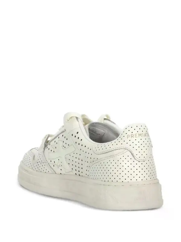 Premiata Quinnd 8251 Perforated Sneakers - Neutrals