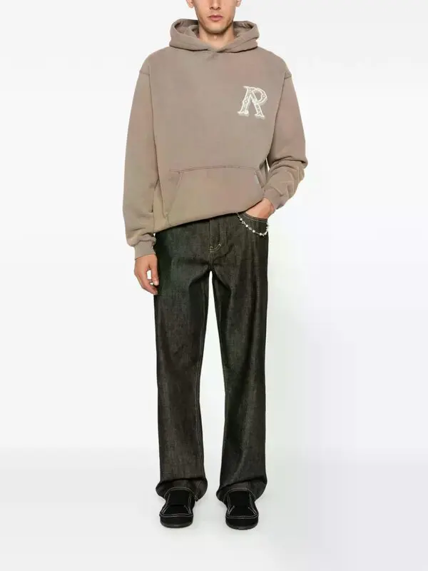 REPRESENT Western Initial Hoodie - Neutrals