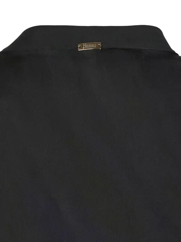 Herno Belted Midi Dress - Black