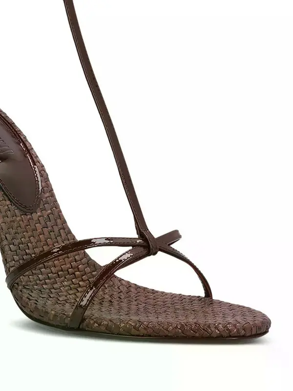 Paris Texas Lidia T-strap Sandals - Brown