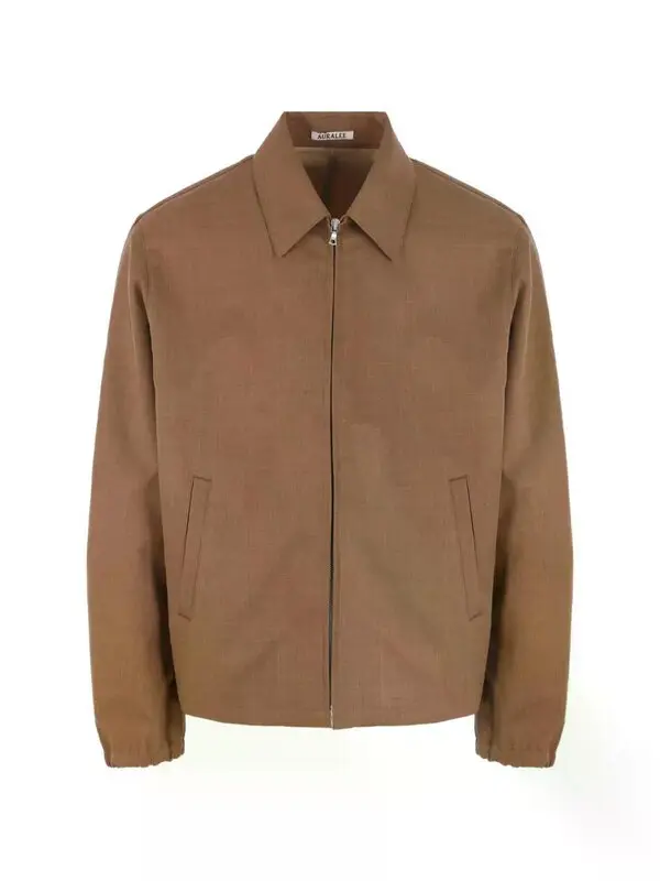 Auralee Zip-up Wool Jacket