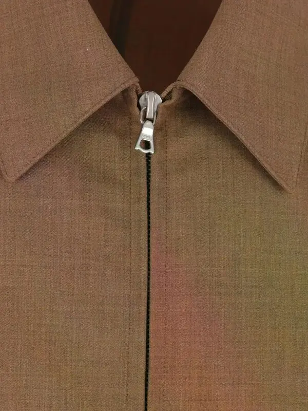 Auralee Zip-up Wool Jacket