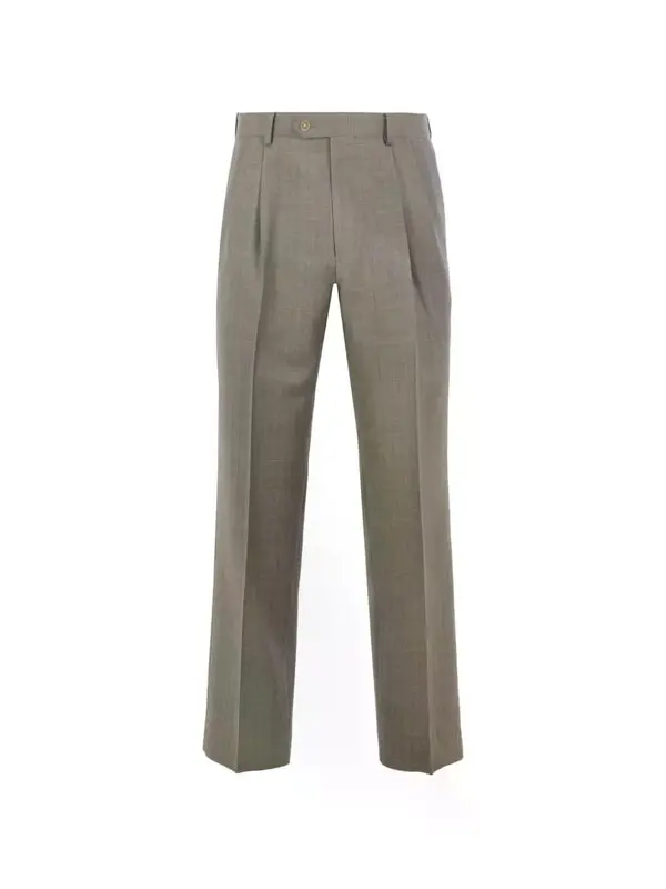 Auralee Wool Pinstripe Trousers
