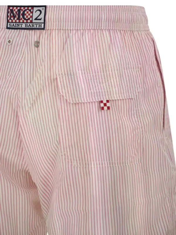 MC2 SAINT BARTH Patmos Swim Shorts - Pink