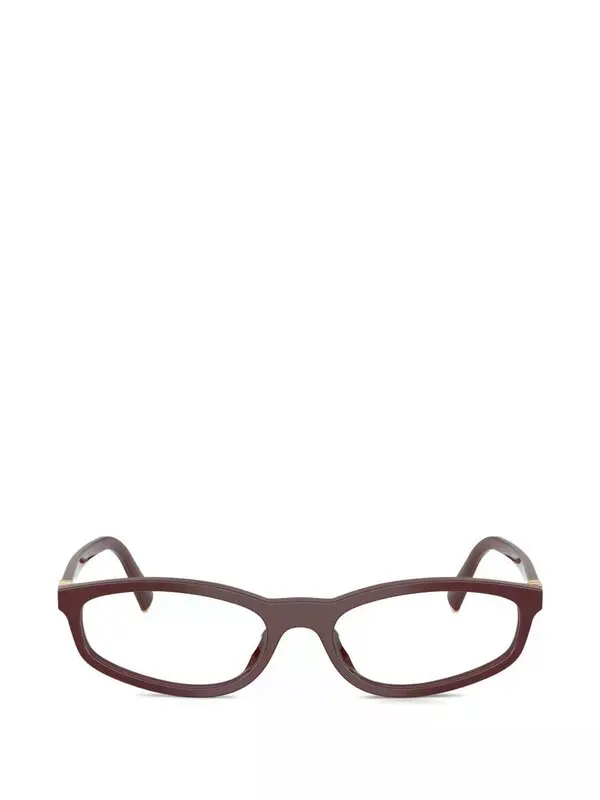 Miu Miu Round-frame Glasses - Brown