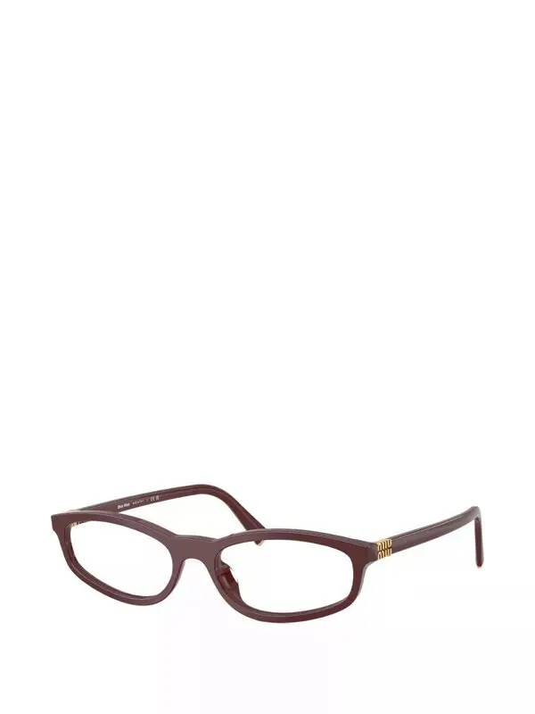 Miu Miu Round-frame Glasses - Brown