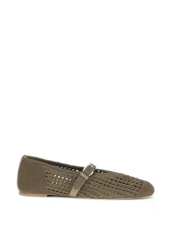 STUART WEITZMAN Leora Strap Ballet Flats - Green