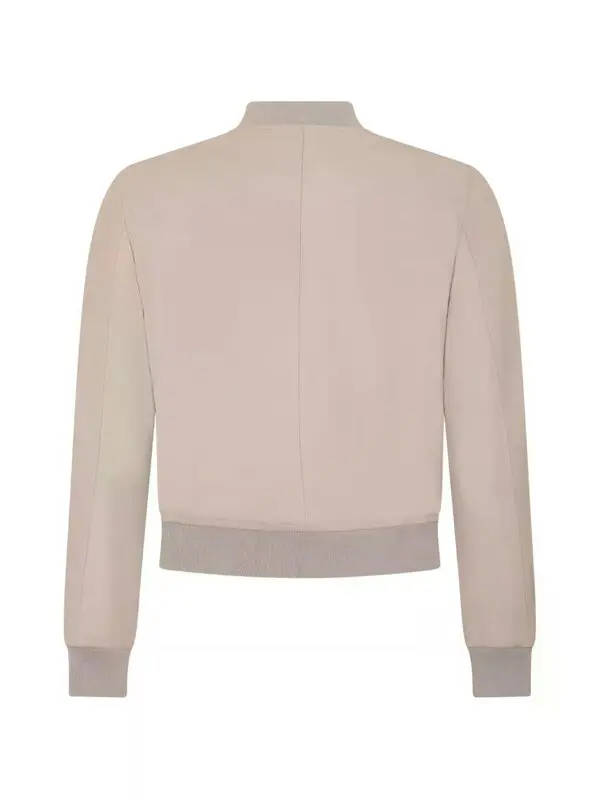 MOORER Leather Bomber Jacket