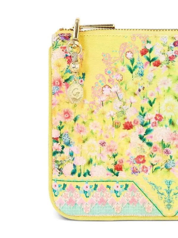 Camilla Floral Print Zip Wallet