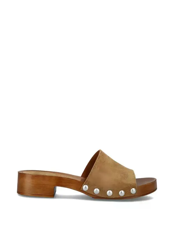 SUMMERY COPENHAGEN Suede Mules