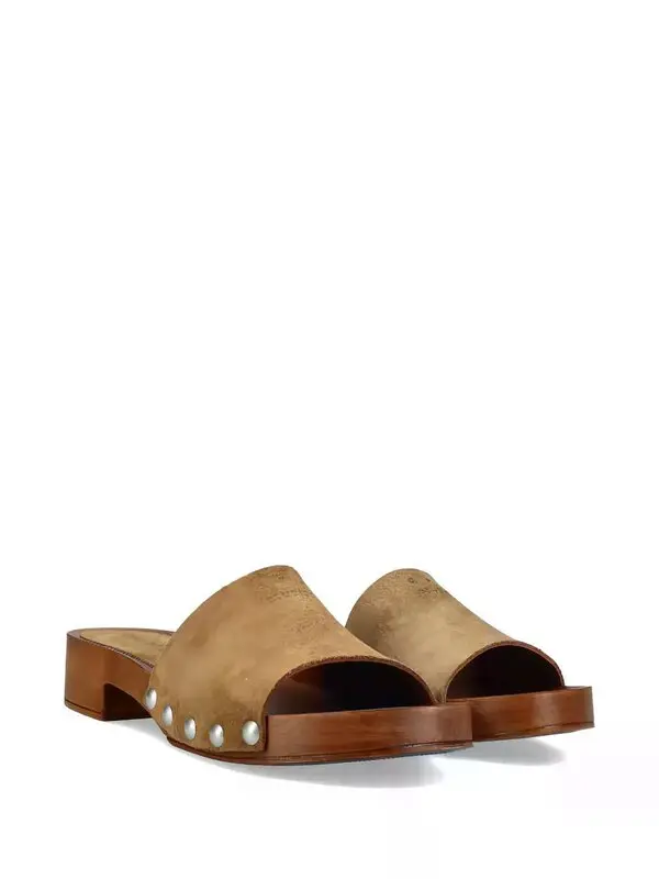 SUMMERY COPENHAGEN Suede Mules