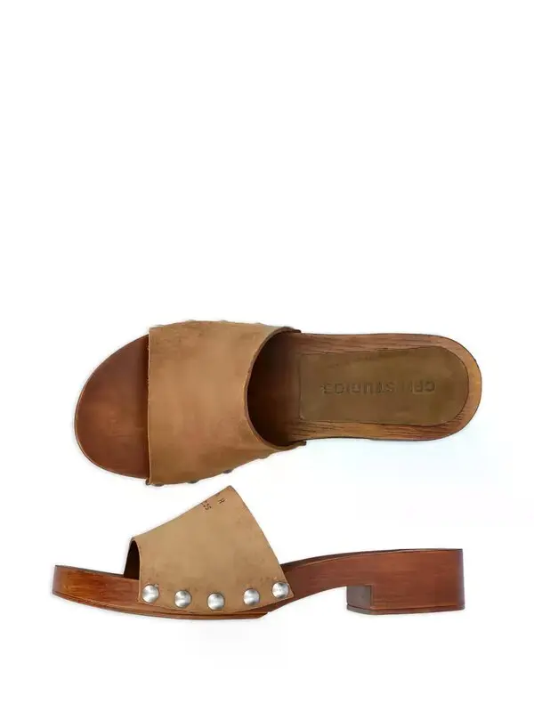SUMMERY COPENHAGEN Suede Mules