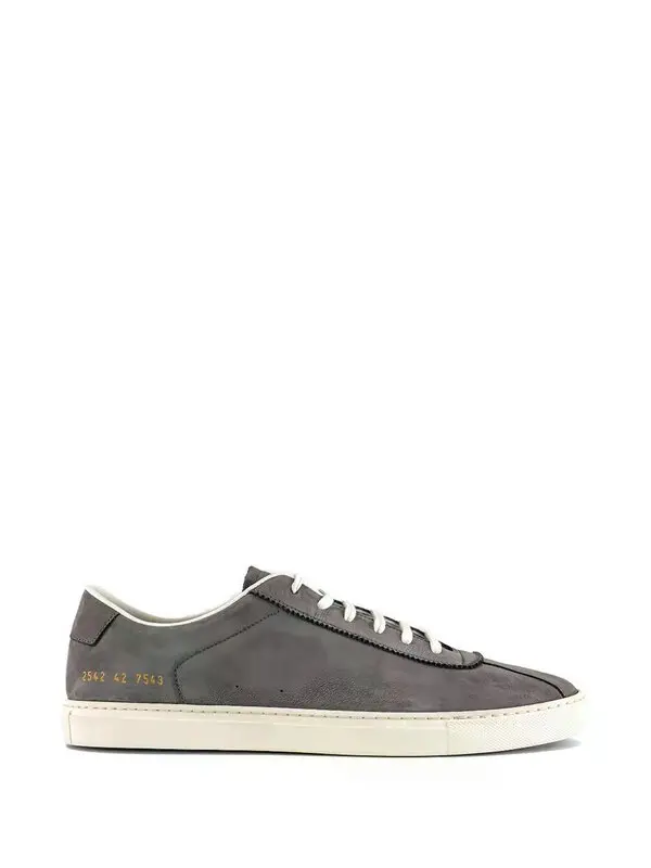 COMMON PROJECTS Top-stitching Suede Sneakers - Grey