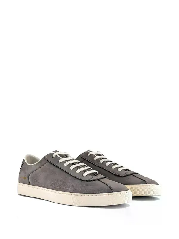 COMMON PROJECTS Top-stitching Suede Sneakers - Grey