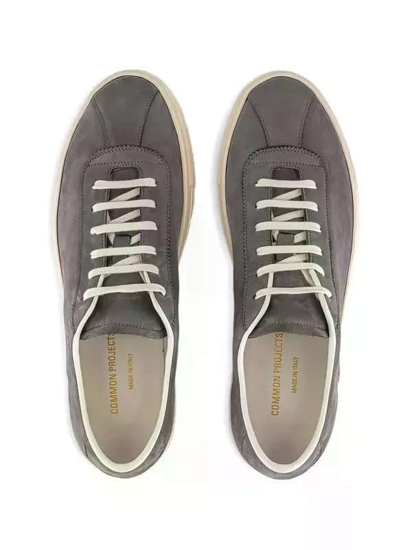 COMMON PROJECTS Top-stitching Suede Sneakers - Grey