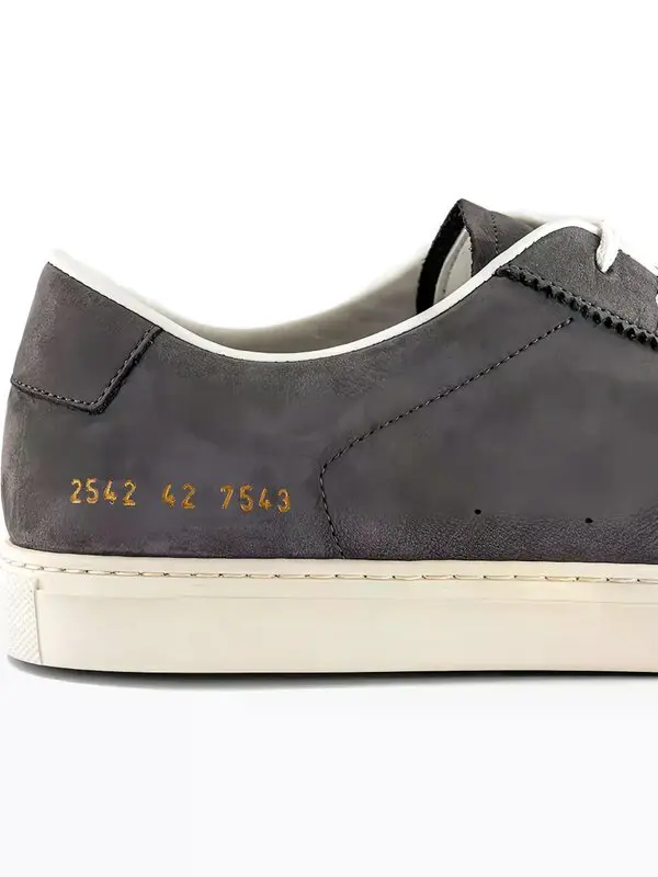 COMMON PROJECTS Top-stitching Suede Sneakers - Grey
