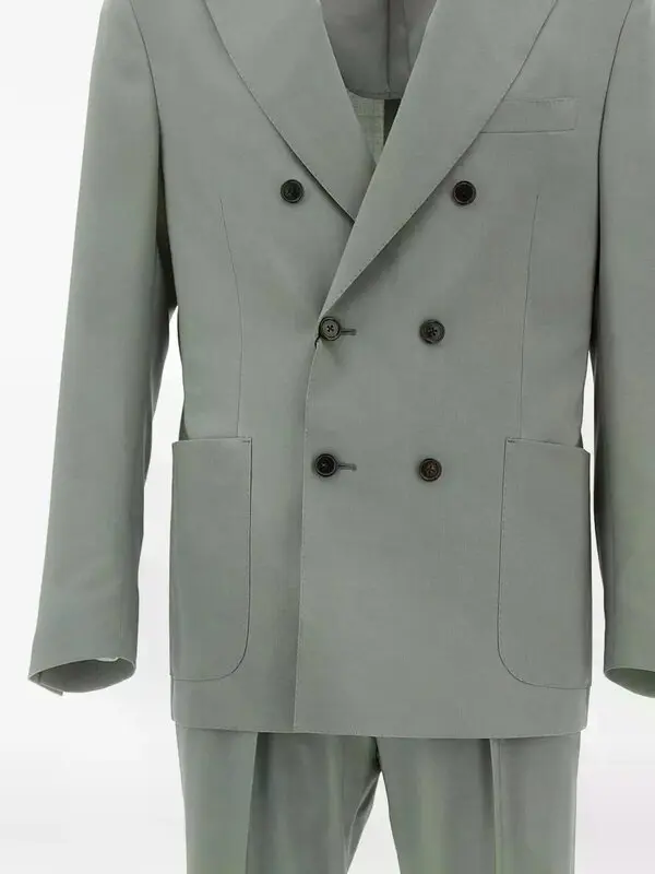 Corneliani Double-breasted Patch Pocket Suit