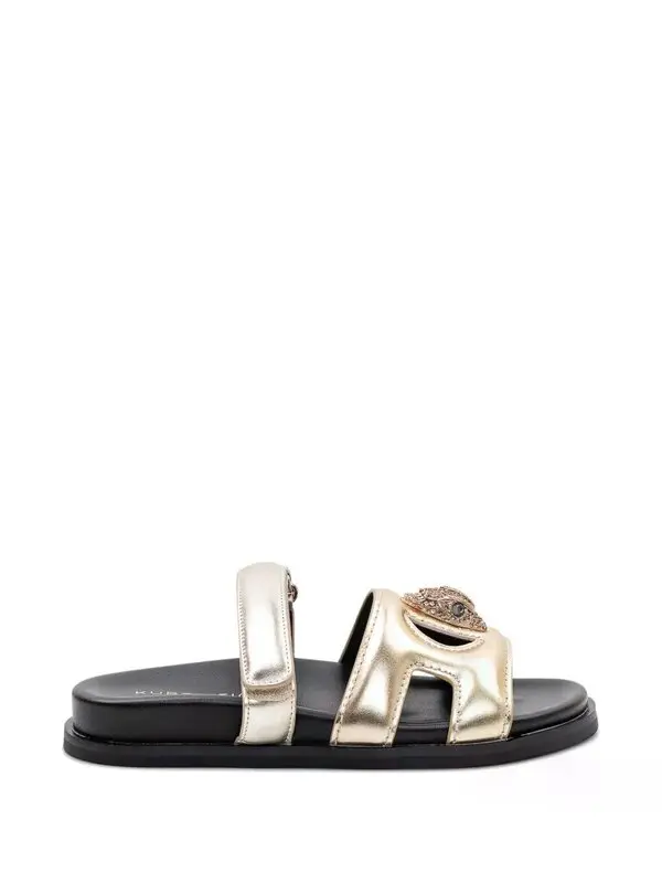 Kurt Geiger Eagle Cut-out Leather Sandals