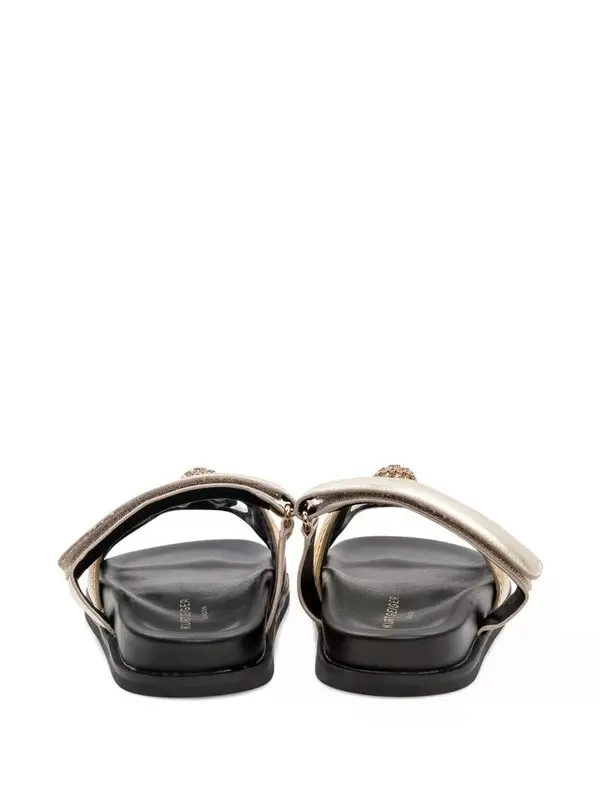 Kurt Geiger Eagle Cut-out Leather Sandals
