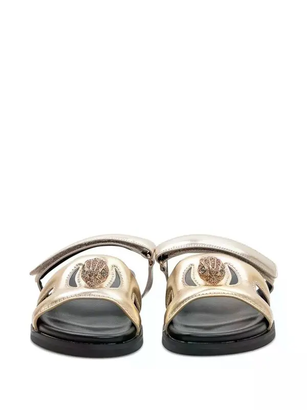 Kurt Geiger Eagle Cut-out Leather Sandals