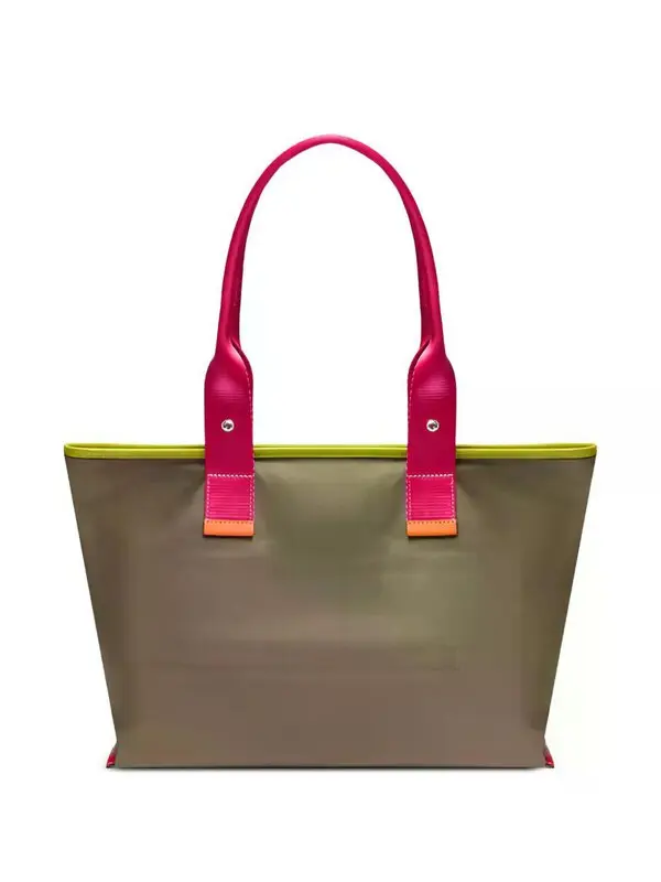 LANCEL Jacquard Zip Tote Bag