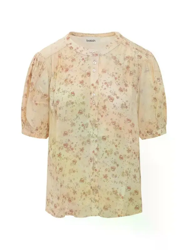 Ba&sh Floral Print Button Shirt