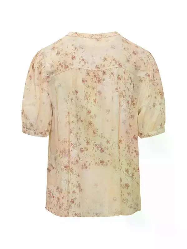 Ba&sh Floral Print Button Shirt
