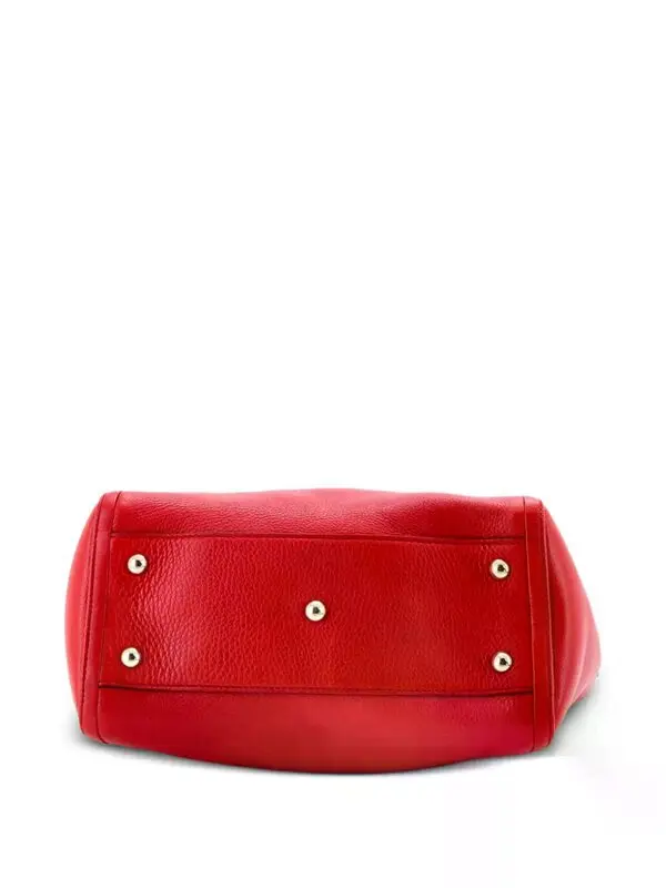 Gucci Soho Convertible Top Handle Satchel - Red