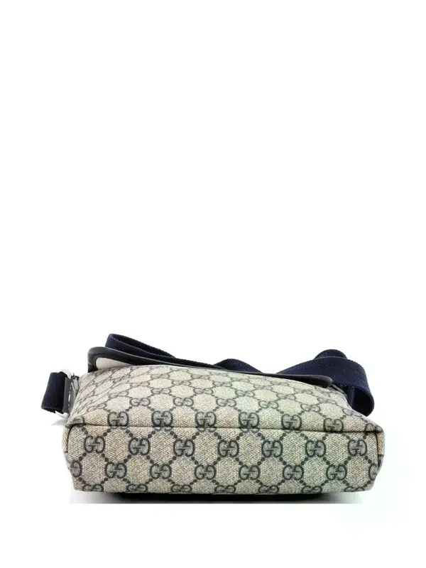 Gucci Flap Messenger Gg Coated Canvas Small Crossbody Bag