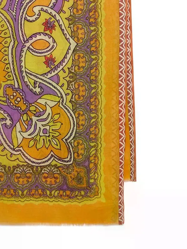 Malìparmi Jacquard Geometric Scarf