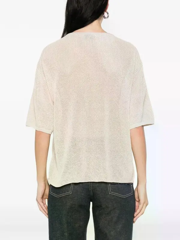 Antonelli Firenze Short-sleeve Cotton Sweater